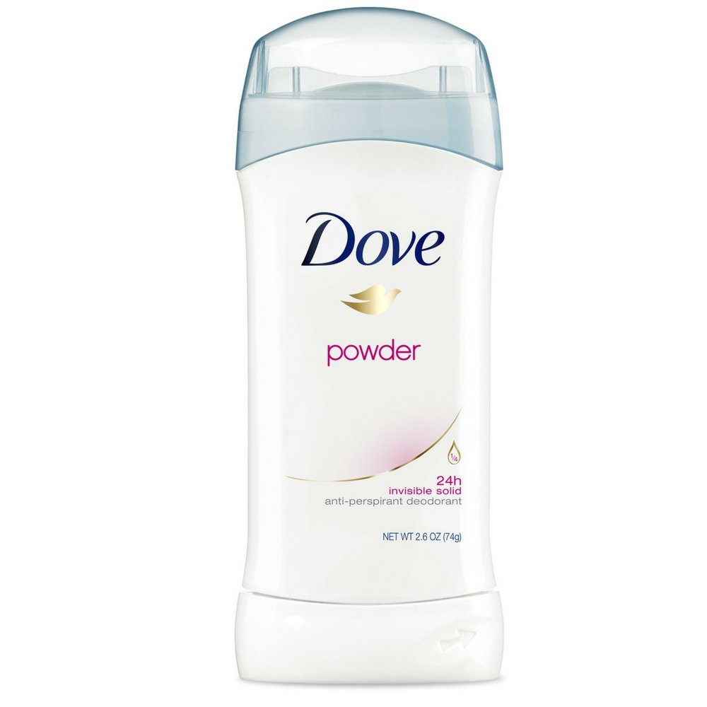 Dove Anti-Perspirant Deodorant Invisible Solid Powder, 2.6 Ounce (Pack of 4)