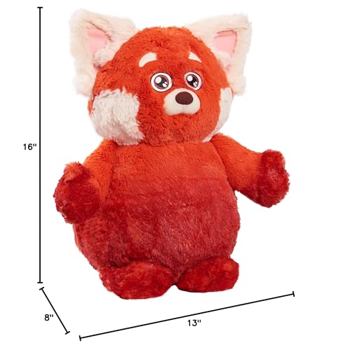 Disney and Pixar Turning Red Jumbo 16-inch Plush Red Panda Mei, Officially Licensed Kids Toys for Ages 3 Up by Just Play