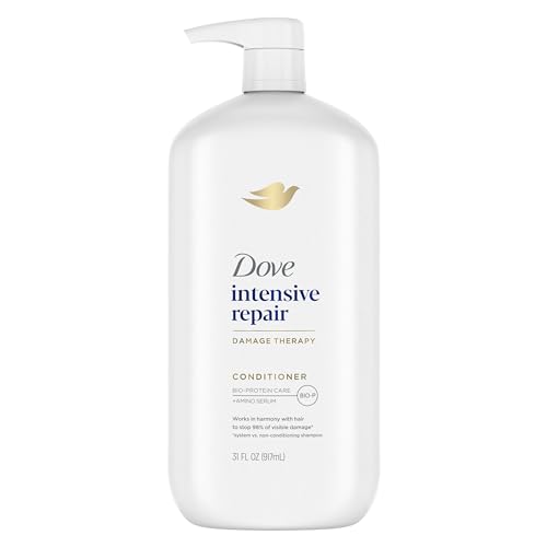 Dove Conditioner Intensive Repair Pack of 4 for Damaged Hair Conditioner with Bio-Restore Complex 31 oz