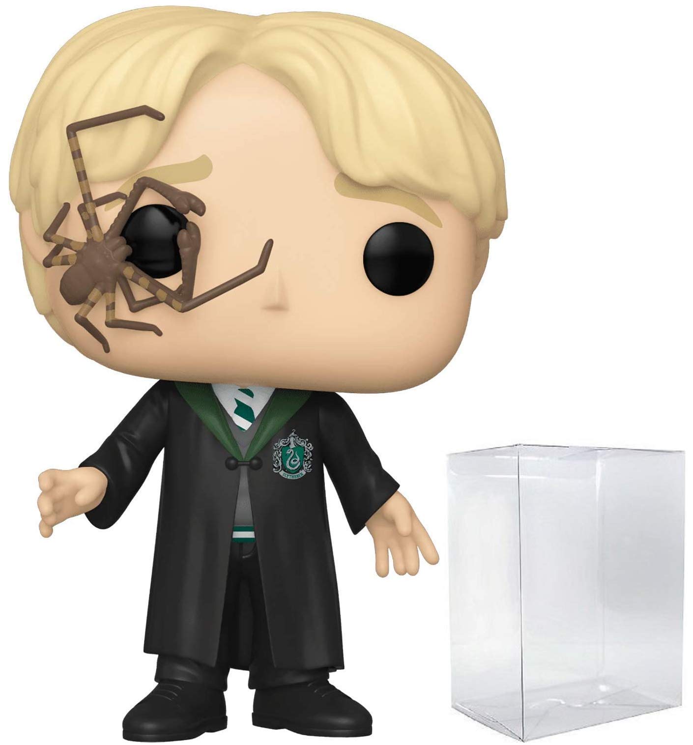 HARRY POTTER - Draco Malfoy with Whip Spider Funko Pop! Vinyl Figure (Bundled with Compatible Pop Box Protector Case)