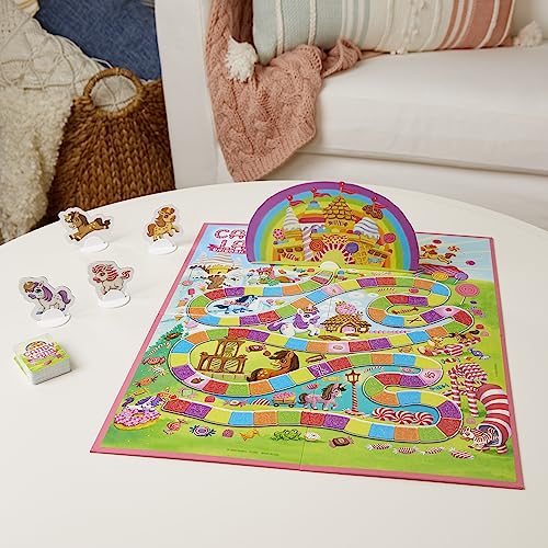 Hasbro Gaming Candy Land Unicorn Edition Preschool Board Game | Unicorn Games for Girls & Boys | 2-4 Players | Ages 3+ (Amazon Exclusive)