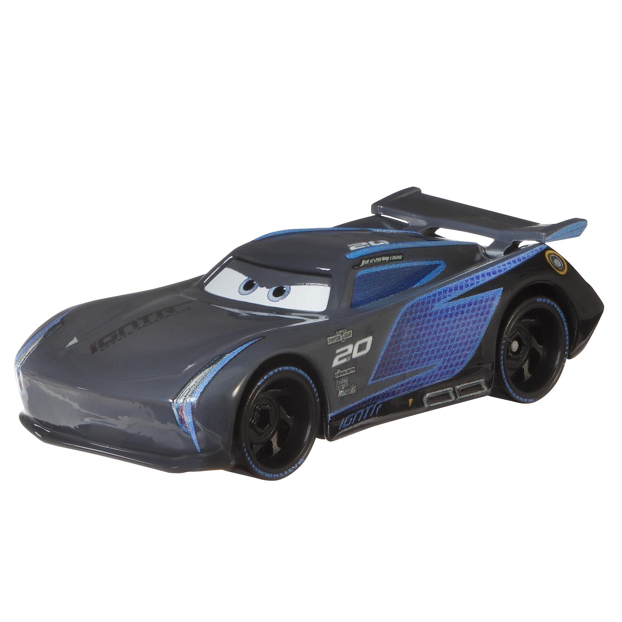 Disney Cars Toys Jackson Storm 1:55 Scale Fan Favorite Character Vehicles for Racing and Storytelling Fun, Gift for Kids Ages 3 Years and Older, Multicolor