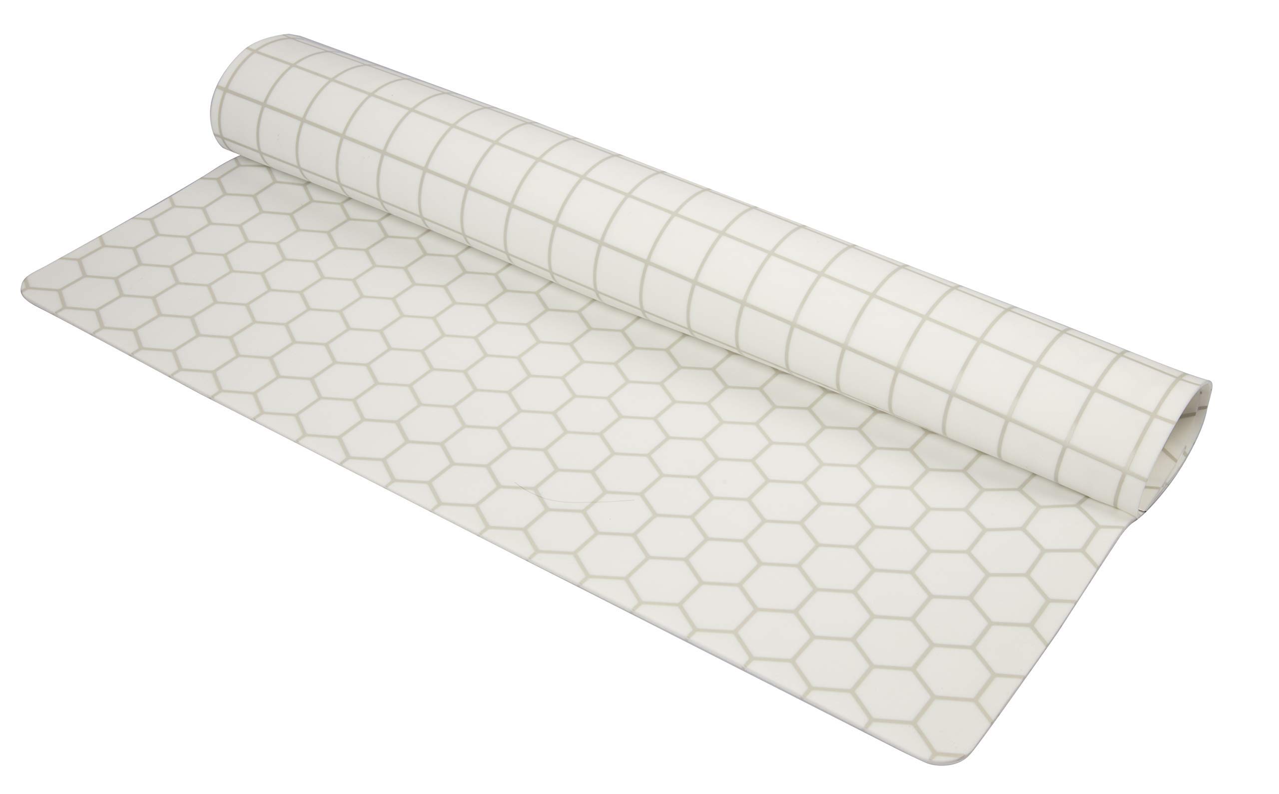 Double-Sided Role Playing RPG Game Mat- Reversible Silicone Battle Matte Grid w Hexes and Squares- XL 20"x20"-Foldable, Rollable, Wet Eraseable - Made for D&D Dungeons Dragons, Pathfinder and More