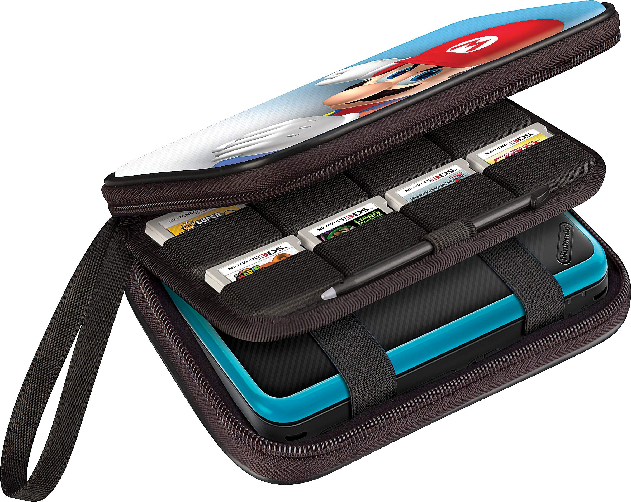 Game Traveler Nintendo 3DS XL or 2DS Character Art Case - Compatible with Nintendo 3DS, 3DS XL, 2DS, 2DS XL, New 3DS, 3DSi, 3DSi XL - Includes Game Card Pouch - Licensed by Nintendo
