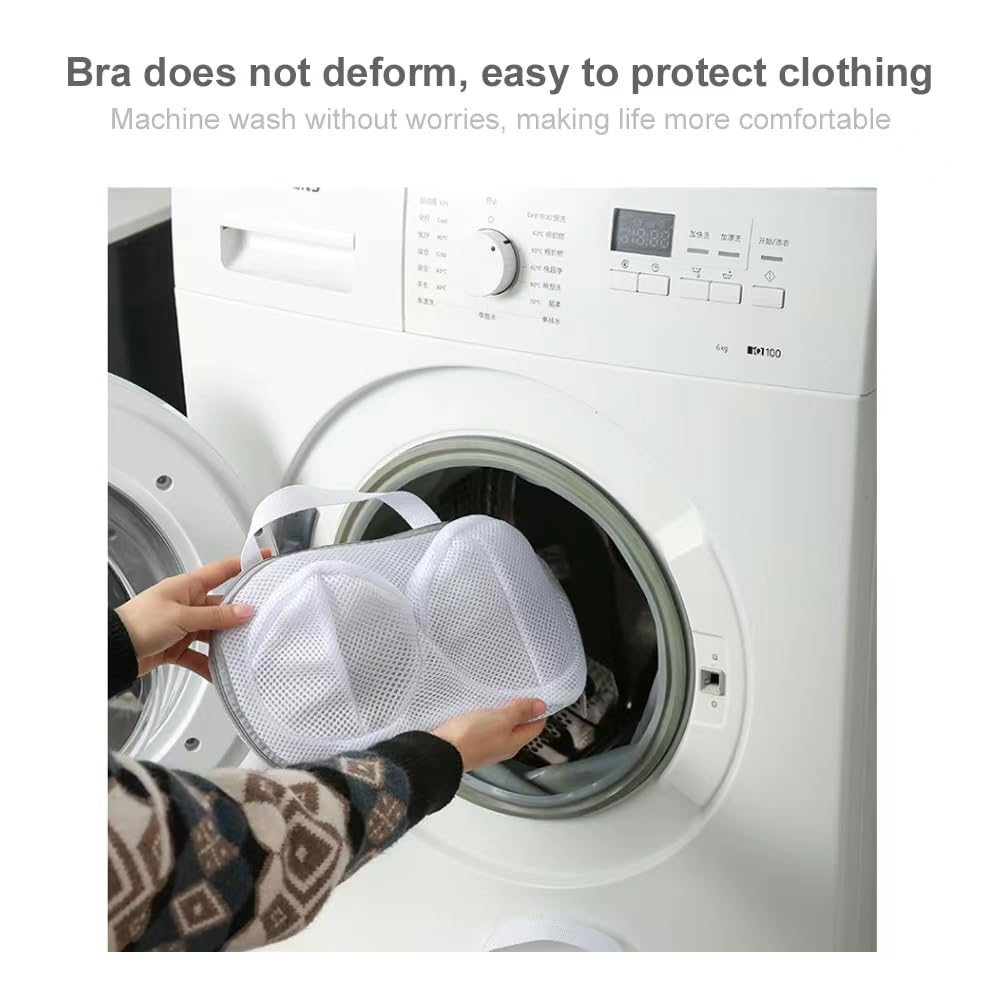 Large Bra Laundry Bags for Washing,Lingerie Bags for Washing Delicates ,Bra storage bag(Large-white) (2)