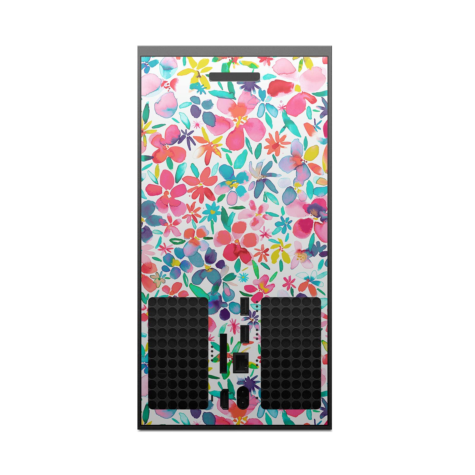Head Case Designs Officially Licensed Ninola Colorful Petals Spring Art Mix Vinyl Sticker Gaming Skin Decal Cover Compatible With Xbox Series X Console and Controller Bundle