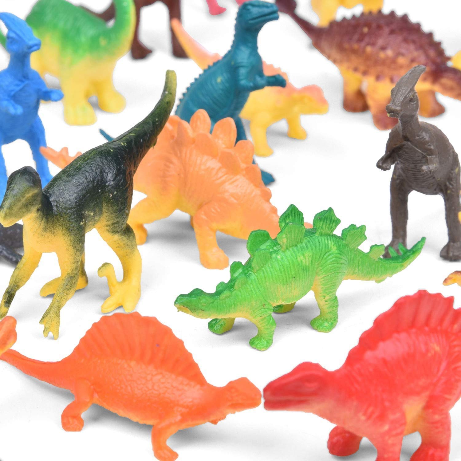 Ganowo 12 PCS Prefilled Easter Eggs with Dinosaur Mini Toys for Easter Theme Party Favors - Basket Filler, Eggs Hunt, Basket Stuffers Fillers, Classroom Prize Supplies