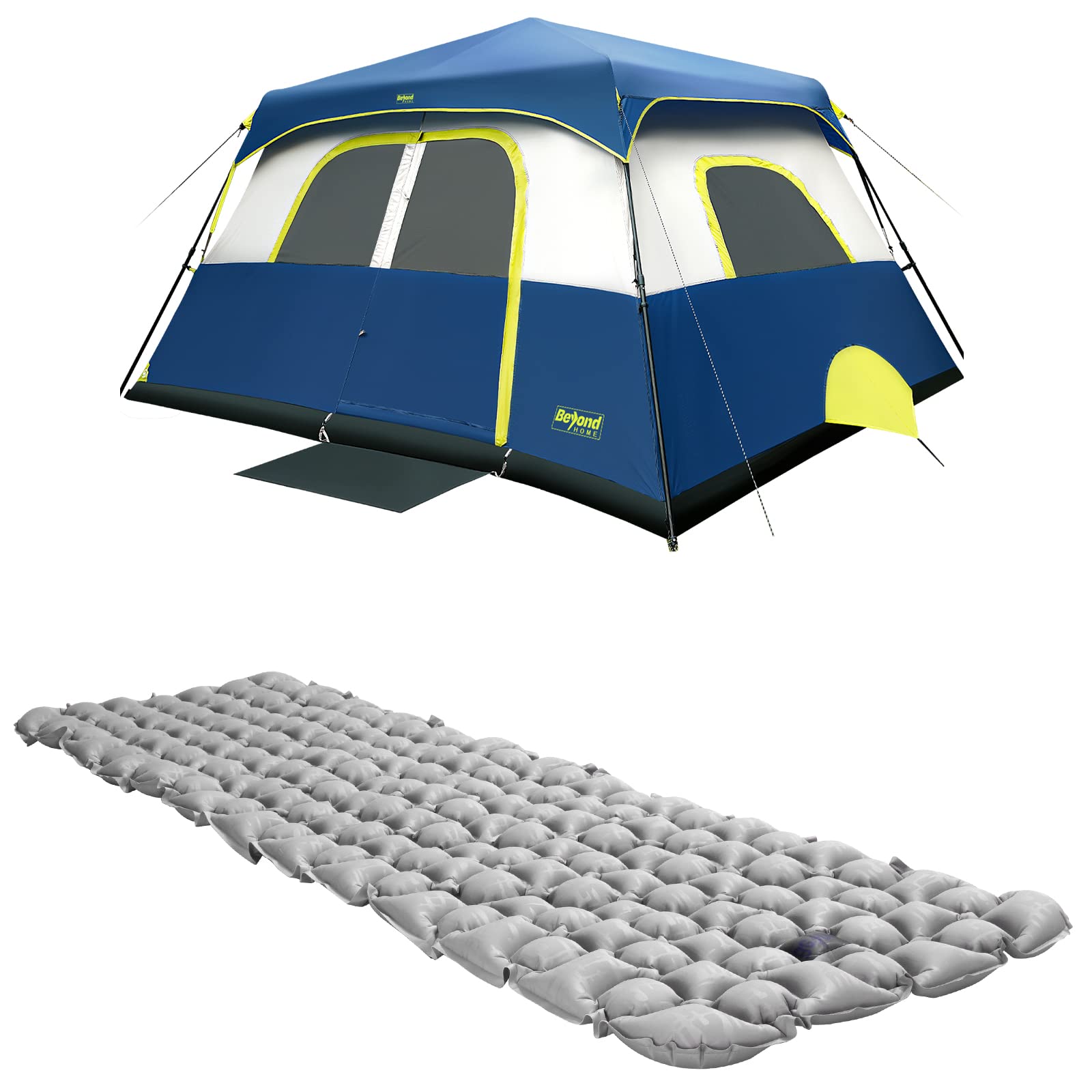 8 Person Instant Cabin Tent, Ultralight 1 Person Camping Sleeping Pad