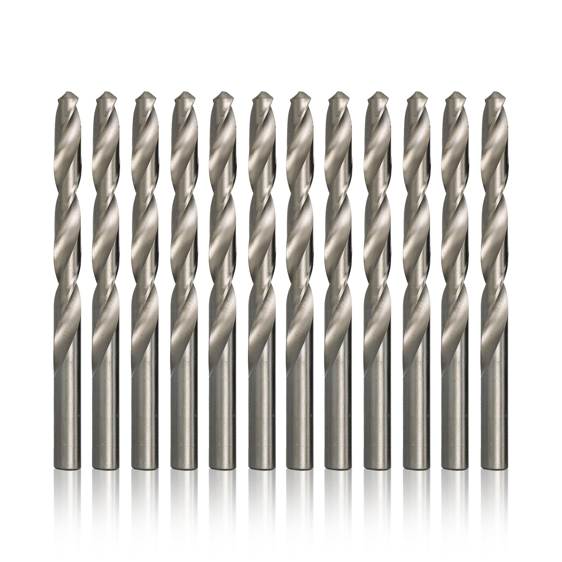 Drill America #57High Speed Steel Bright Finish Drill Bit, (Pack of 12), DWDP Series