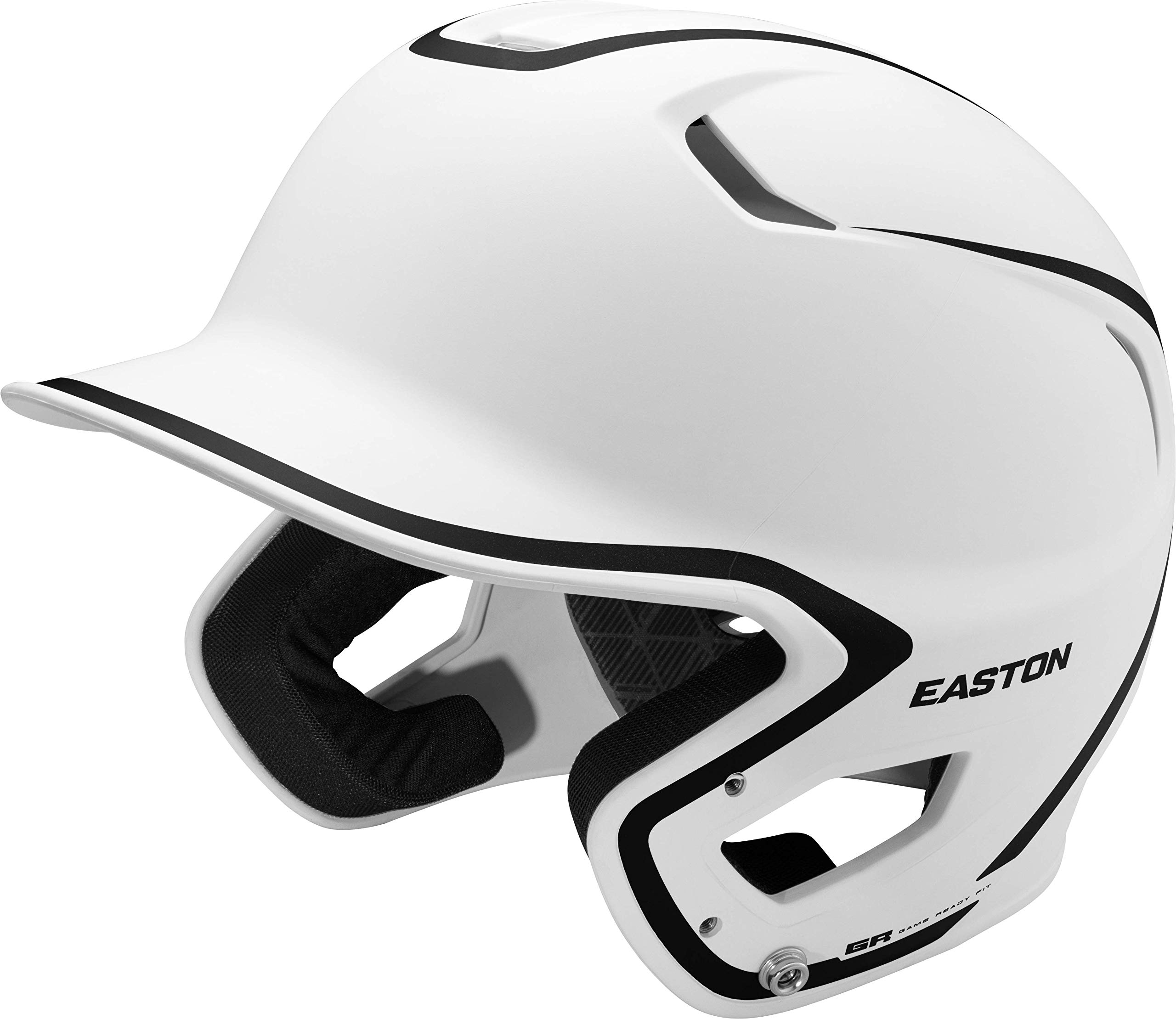 Easton | Z5 2.0 Batting Helmet | Baseball | Junior (6 1/2" - 7 1/8") | Matte Two-Tone White/Black