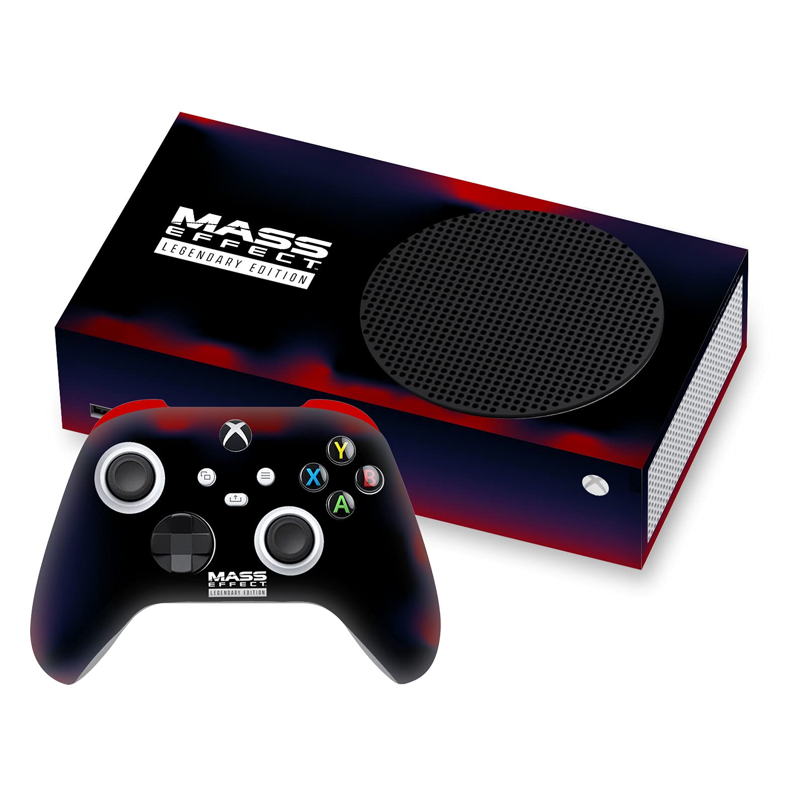 Head Case Designs Officially Licensed EA Bioware Mass Effect Logo Legendary Graphics Vinyl Sticker Gaming Skin Decal Cover Compatible With Xbox Series S Console and Controller Bundle