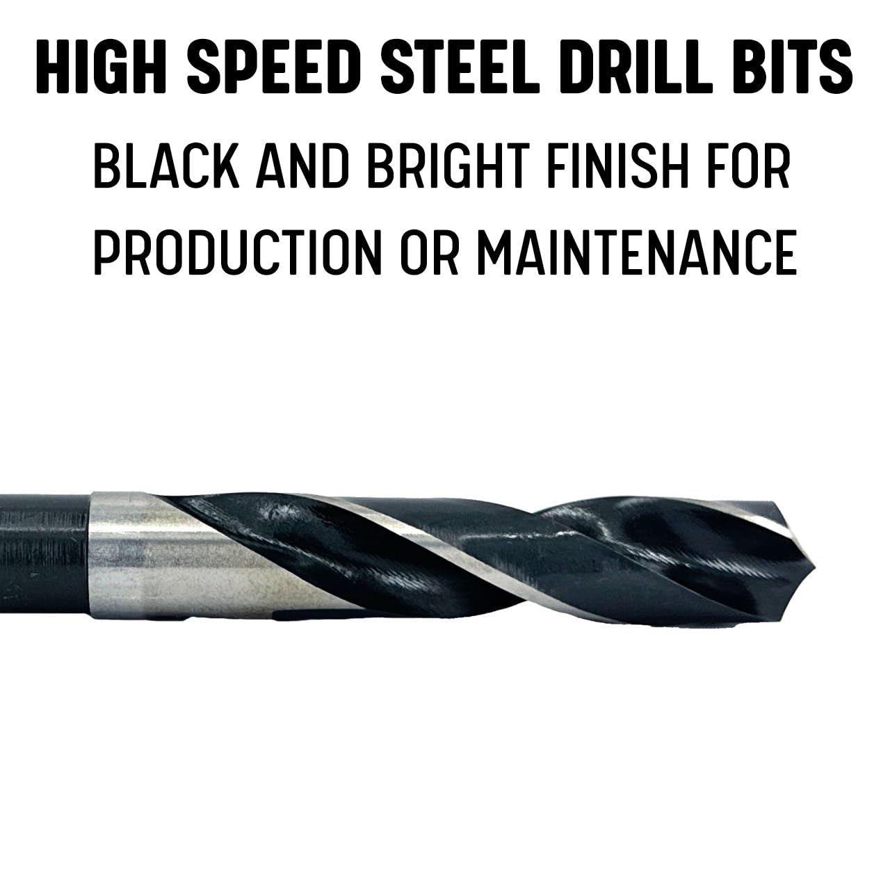 Drill America 3/4" Reduced Shank High Speed Steel Drill Bit with 1/2" Shank, D/ARSD Series