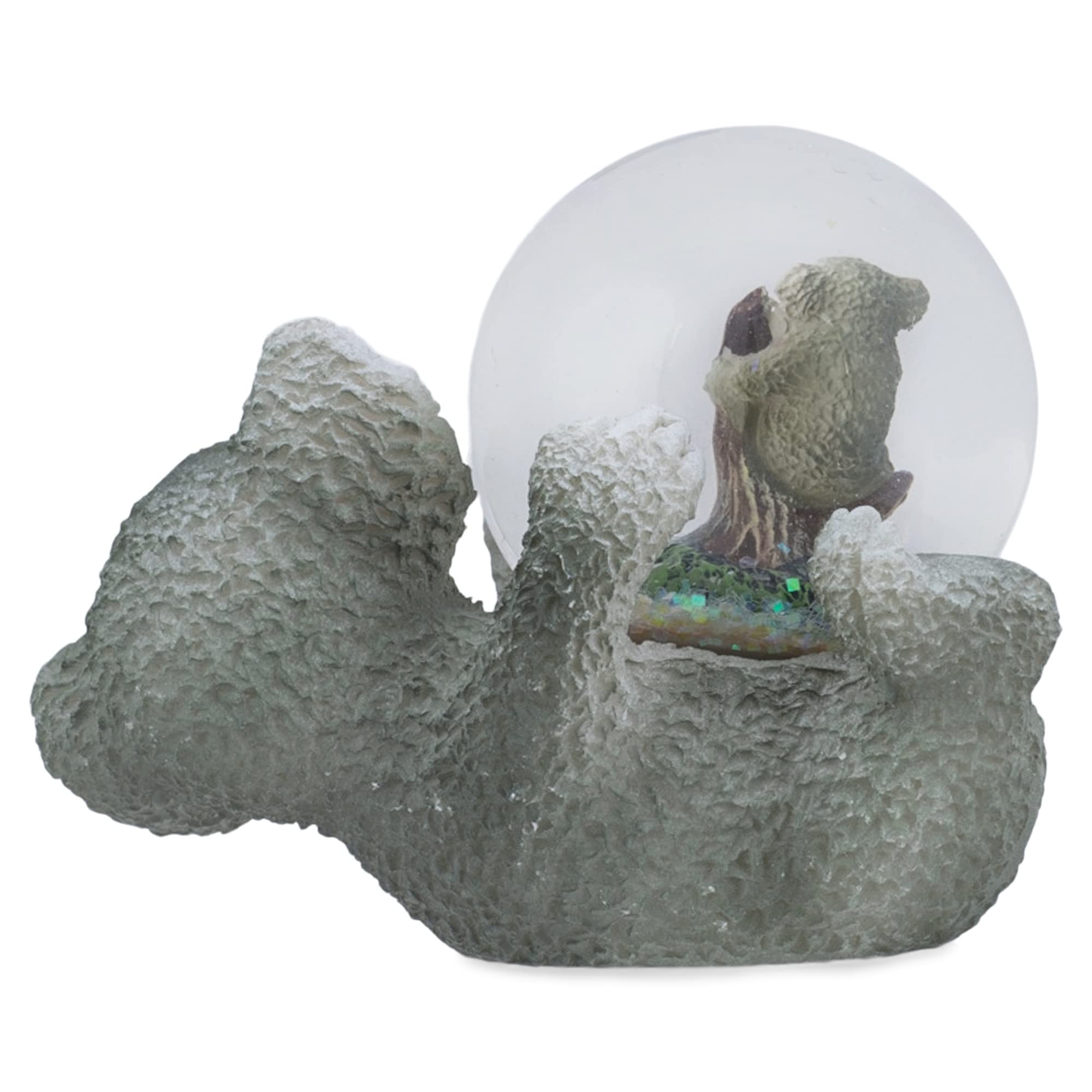 Elanze Designs Mommy Koala and Joey Baby Magical Whimsical Tabletop Dresser Nightstand Figurine Miniature 45MM Sturdy Polyresin Glitter Water Snow Globe Decoration
