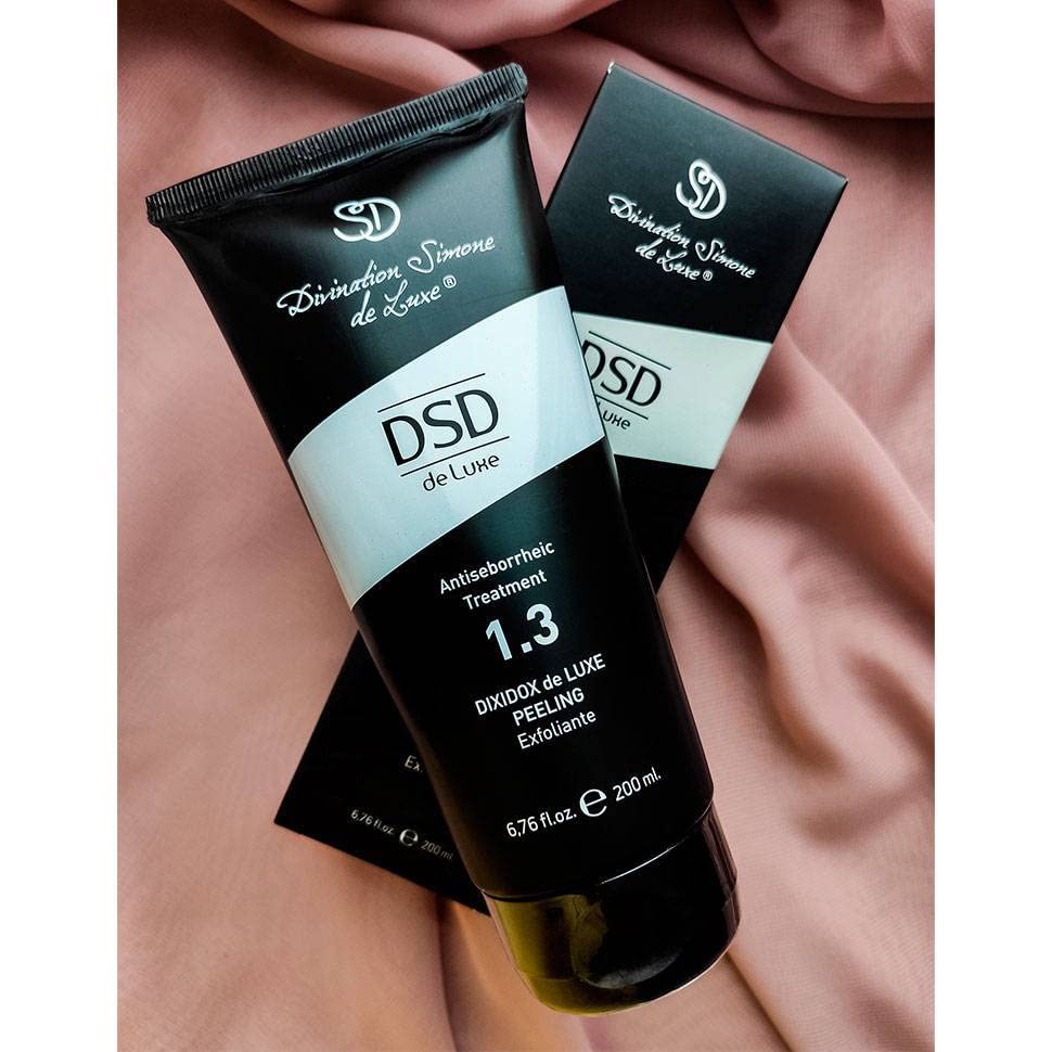 DSD Simone De Luxe Dixidox Peeling 1.3 Treatment for Greasy Hair 6.76oz"Free Starry Sexy Kiss Lip Pumpling 10 Ml"