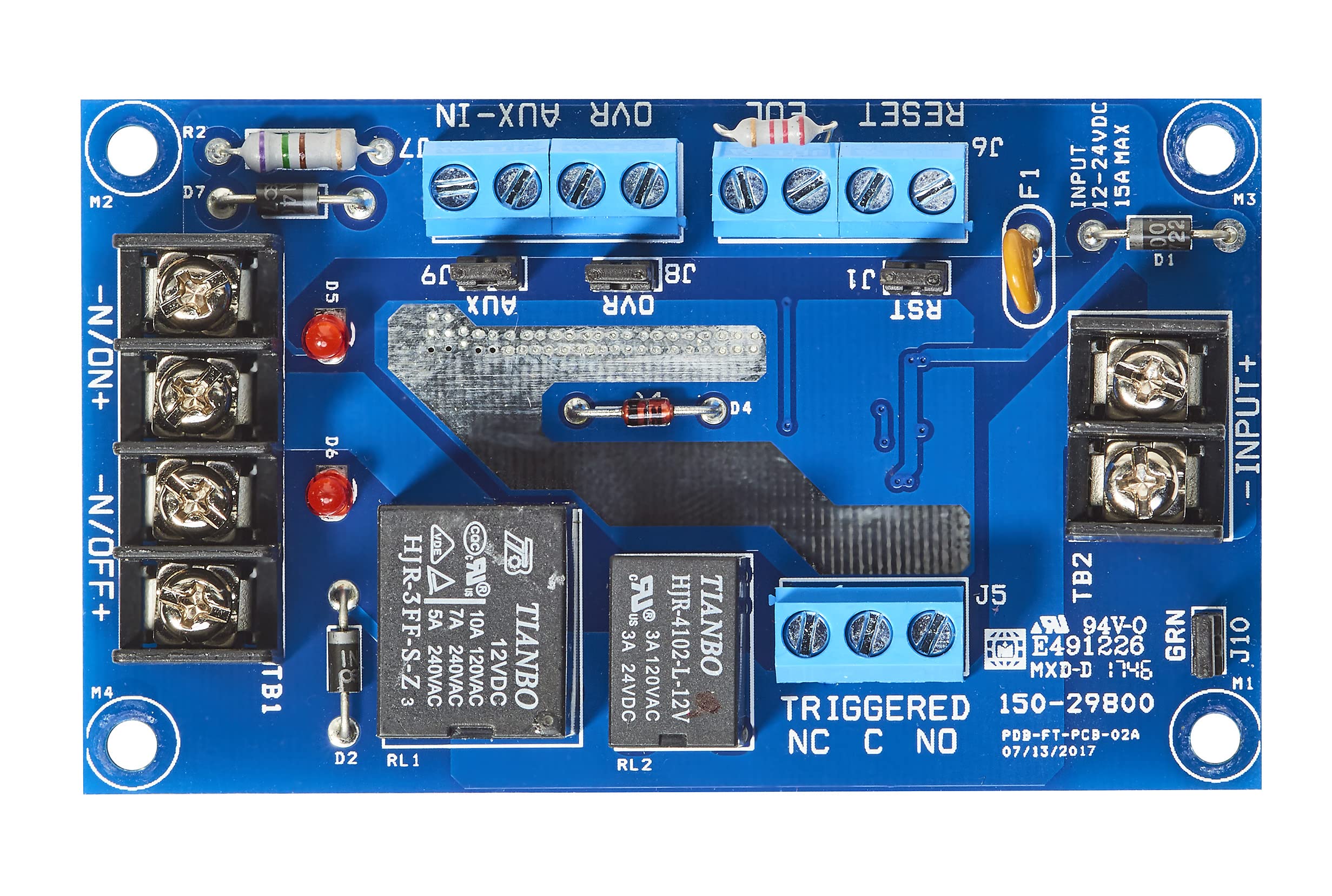 Securitron PDB-1R Interface Board,Relay Board