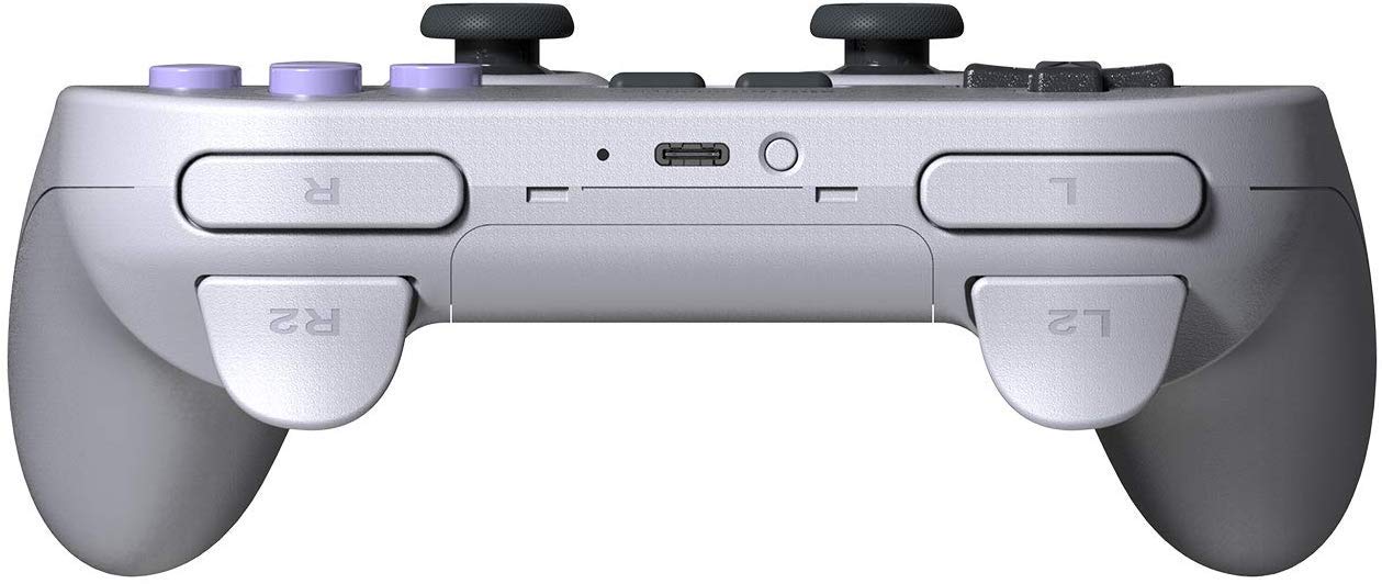 8Bitdo Sn30 Pro+ Bluetooth Gamepad (Sn30 Pro+ Black)-Compatible with Switch Windows Android MacOS Steam Raspberry Pi