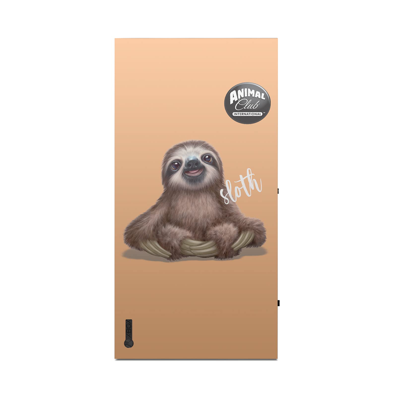 Head Case Designs Officially Licensed Animal Club International Sloth Faces Vinyl Sticker Gaming Skin Case Cover Compatible with Xbox Series X Console and Controller Bundle