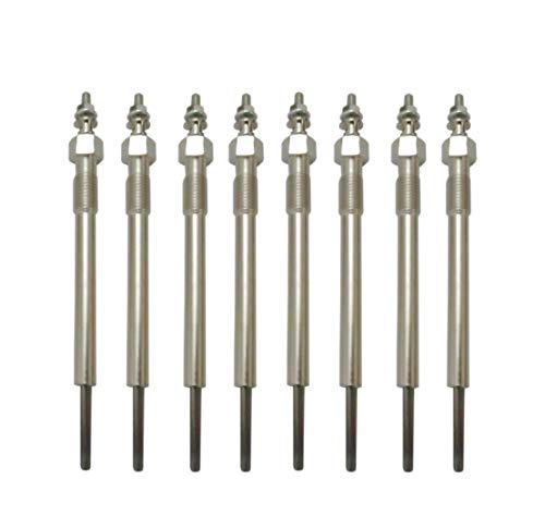 8pcs Diesel Glow Plug for Chevy GMC 6.6L Duramax LB7 & Early Build LLY (2001 2002 2003 2004 2005) Replaces 97226202, 800381113, 97364968, 97326305, DRX0058