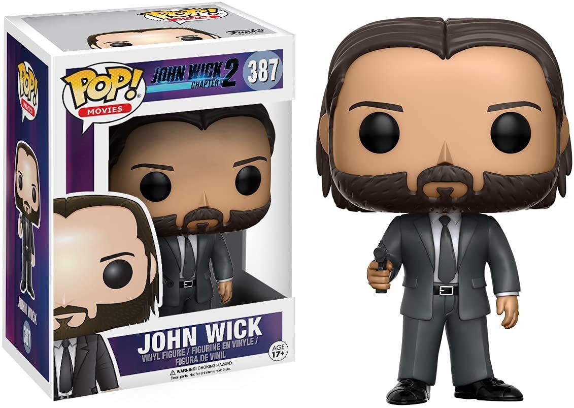 John Wick Chapter 2 Funko Pop! Vinyl Figure - 3.75" Multicolored with Compatible Box Protector Case