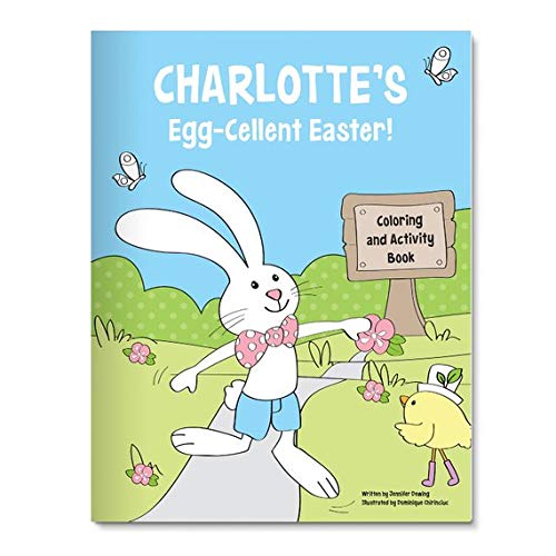 Easter Activty Kit for Kids - Coloring Book, Personalized Placemat and Stickers - I See Me!