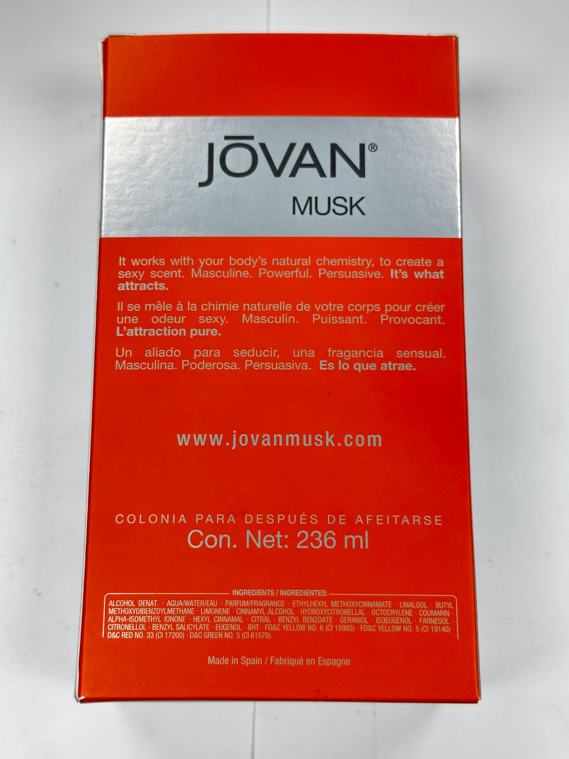 Jovan Musk By Jovan For Men. Aftershave/ Cologne Splash 4.0oz Bottle by Jovan BEAUTY