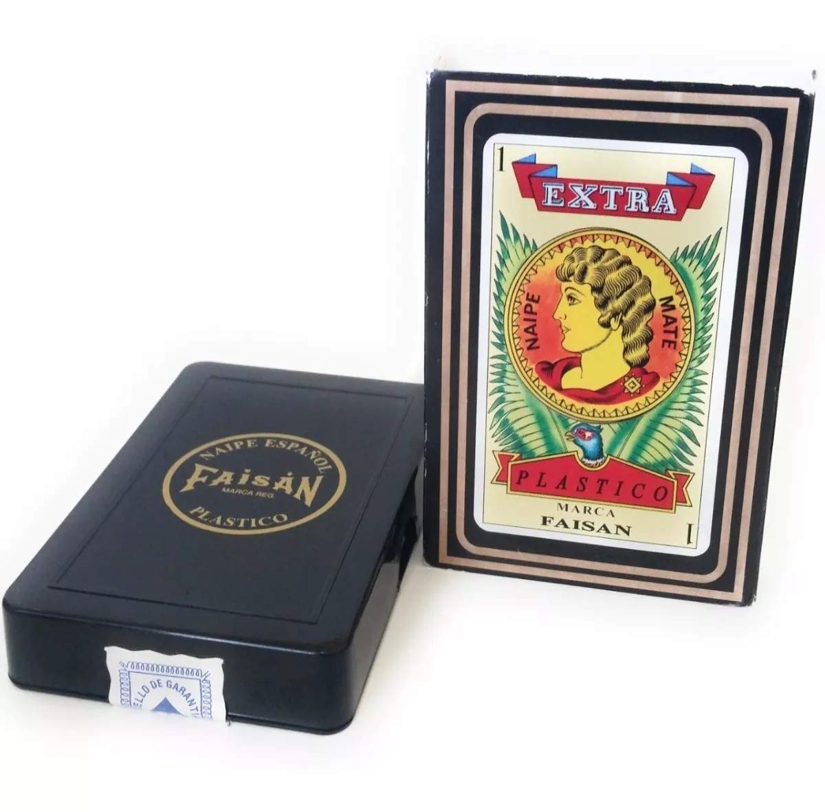Faisan Baraja Naipe Espanola 100% Plastico Spanish Playing Cards 1 Deck 40 Cards