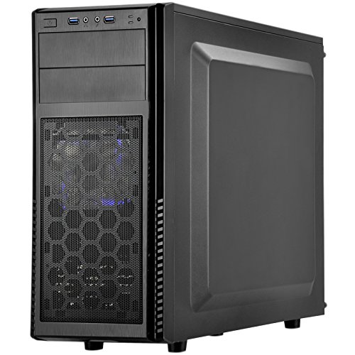 SilverStone Technology PS11 ATX, Micro-ATX Mid Tower Computer Case with Side Window Panel, SST-PS11B-W