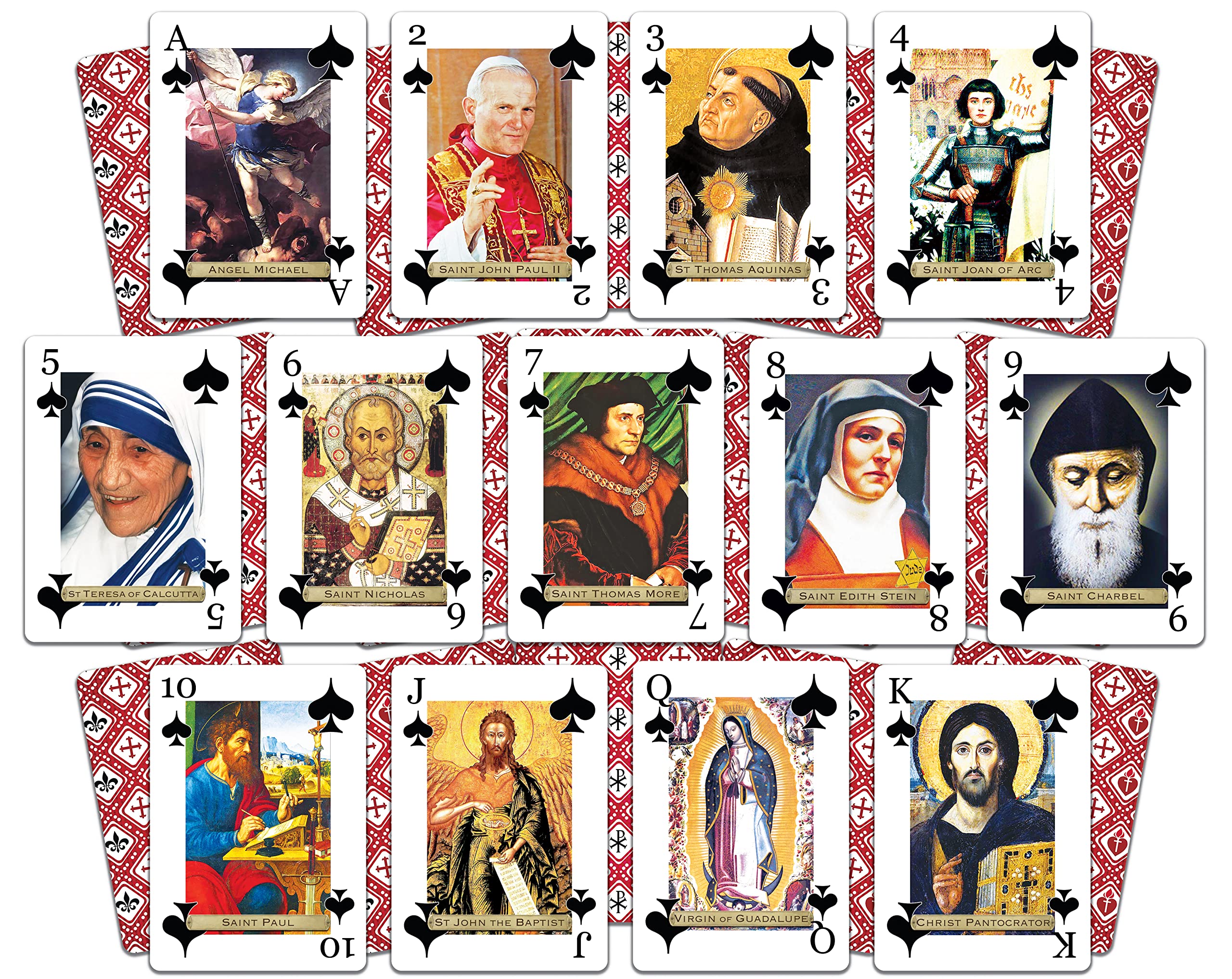 Holy Playing Cards: Saints Edition | Premium Card Deck Featuring The Saints