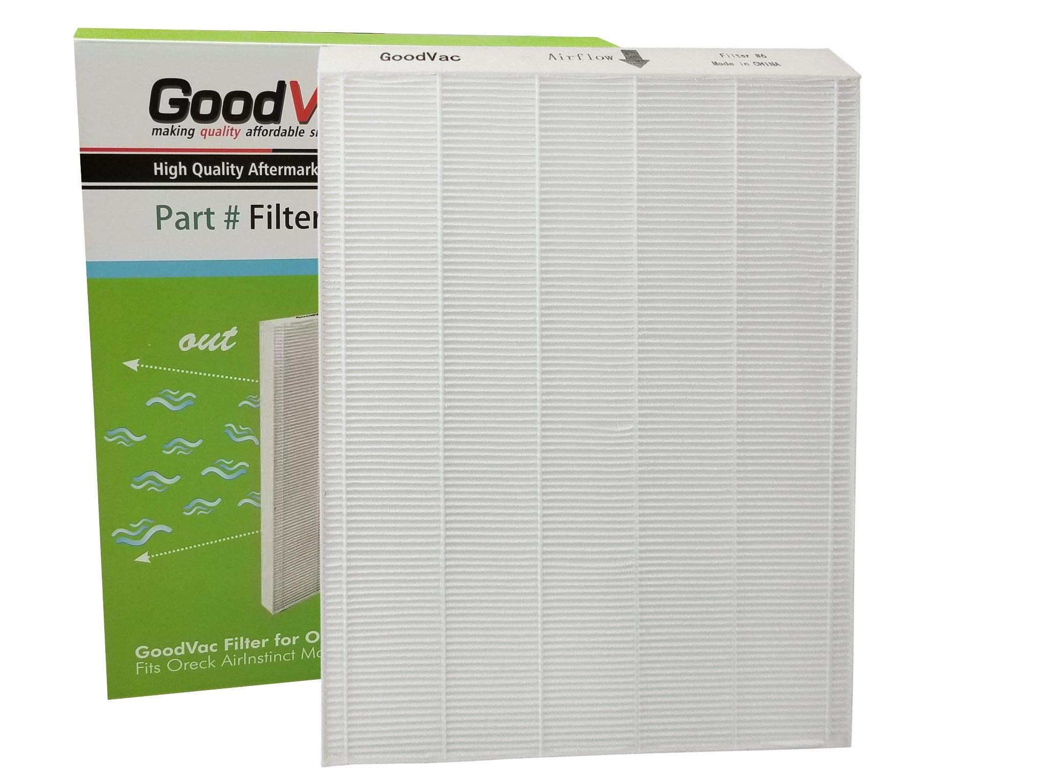 GOODVAC Replacement Filter for Oreck Airinstinct 75, 100, 100, 150, 200 HEPA Air Purifier