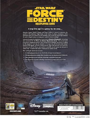 EDGE Studio Star Wars Force and Destiny Game Ghosts of Dathomir Expansion Roleplaying Game Strategy Game for Adults and Kids Ages 10 and up 2-8 Players Average Playtime 1 Hour Made