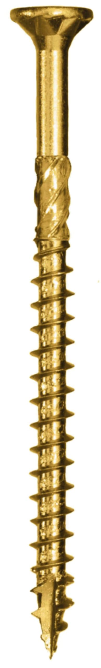 GRK 772691001054 Fasteners 00105 R4#9 x 3-1/8" Screws 1900CT, 39, Gold, 1900 Count