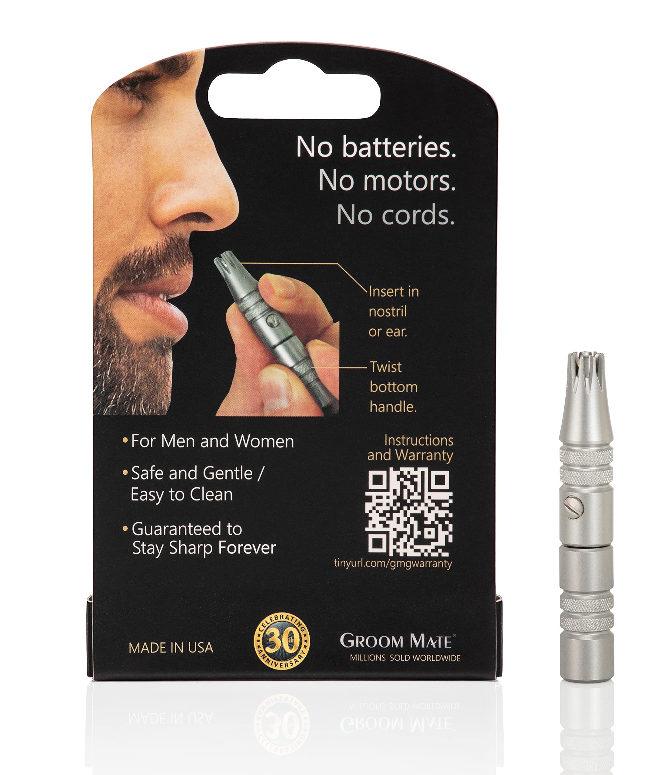 Groom Mate Platinum XL Nose & Ear Hair Trimmer