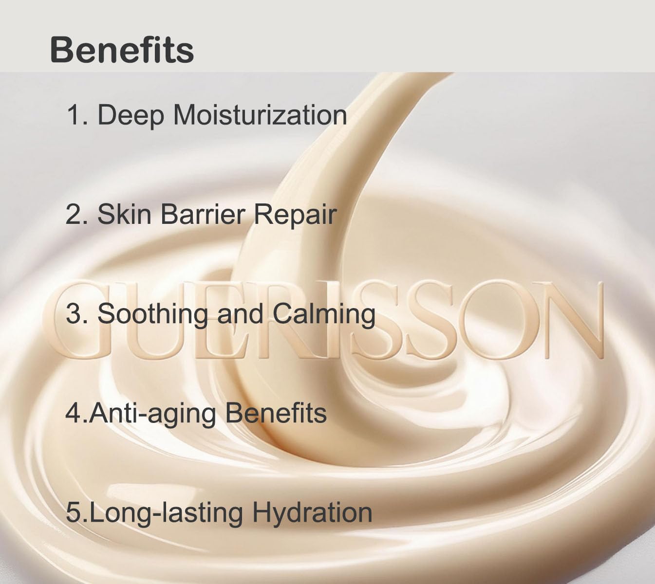 GUERISSON 9 Complex Cream 2.0 oz (70g), Long lasting Hydration, Moisturizing Cream, K Beauty Skin Care, Lifting Skincare, Horse Oil Rejuvenating, Skin Moisturizer, Moisturizing Face Cream