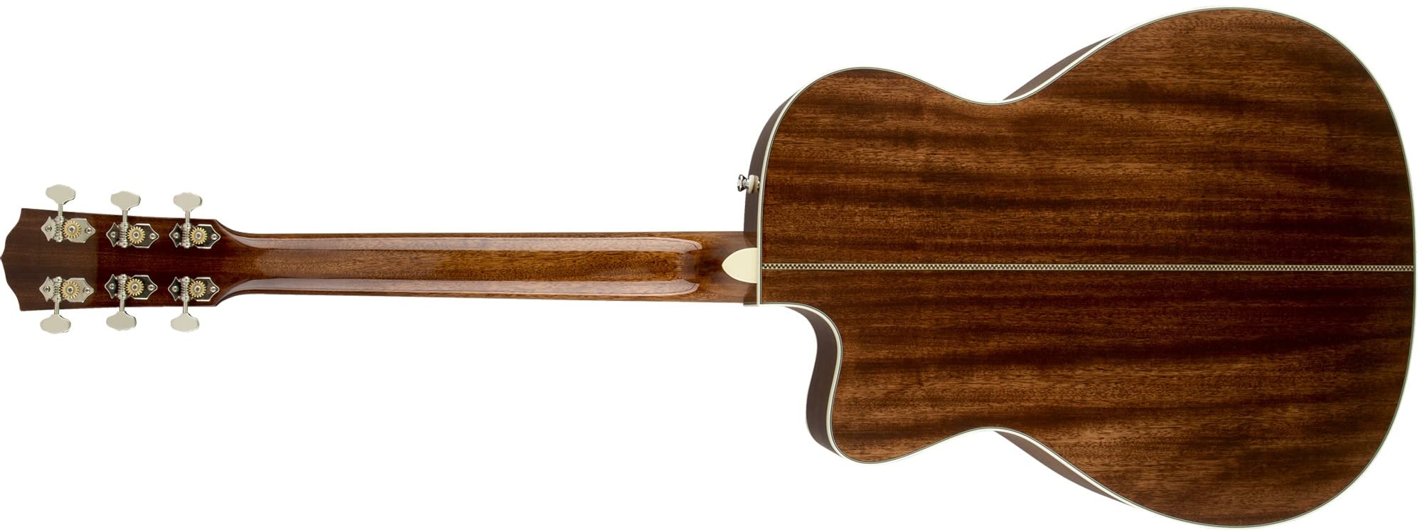 Fender Paramount PM-3 All-Mahogany Triple-0 Acoustic Guitar, with 2-Year Warranty, Natural, with Case