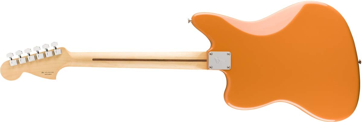 Fender Player Jaguar Electric Guitar, with 2-Year Warranty, Capri Orange, Pau Ferro Fingerboard