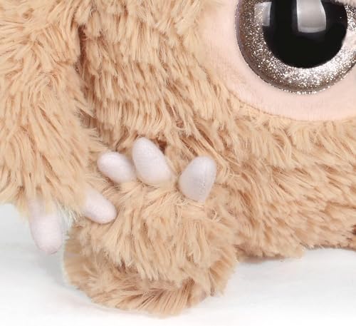 Grumpy Baby Sloth - Adorable Super Soft Plush Stuffed Animal Toy Doll (Glitter Eyes) - Large 8 Inch - Unique Gift for Kids and Adults