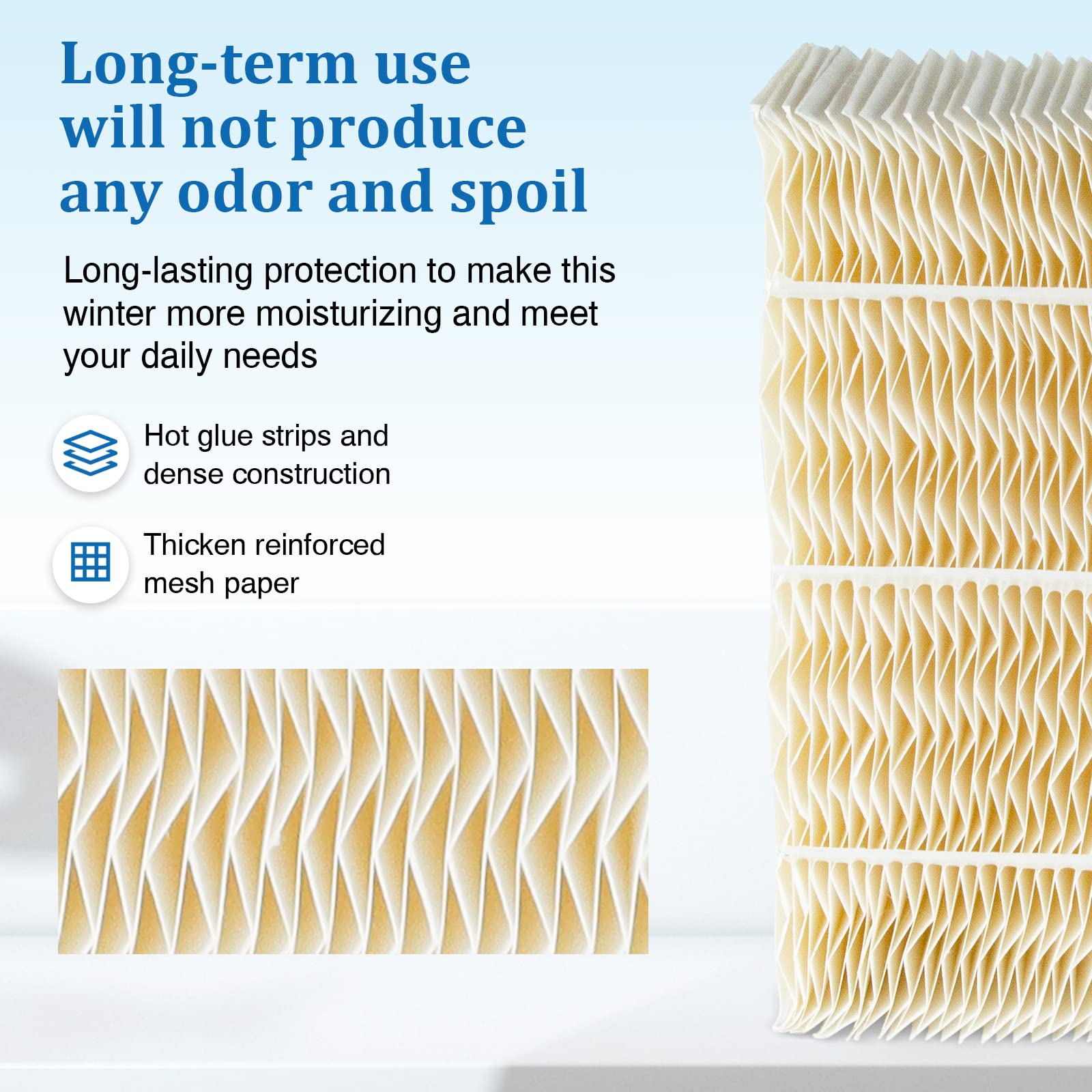 Fetechmate 2 Pack 1043 Humidifier Wick Filter Replacement for Essick Air AIRCARE EP9500 EP9700 EP9800 EP9R500 EP9R800 826000 826800 831000 and Bemis Space.Saver 800 8000 Series Humidifiers