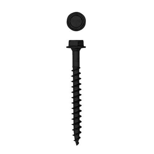 SPAX 5/16" x 3" Exterior Hex Head Structural Wood Lag Screws Powerlags Hex (250 EA) Bulk Pail Bit Included Heavy Duty Rust Resistant