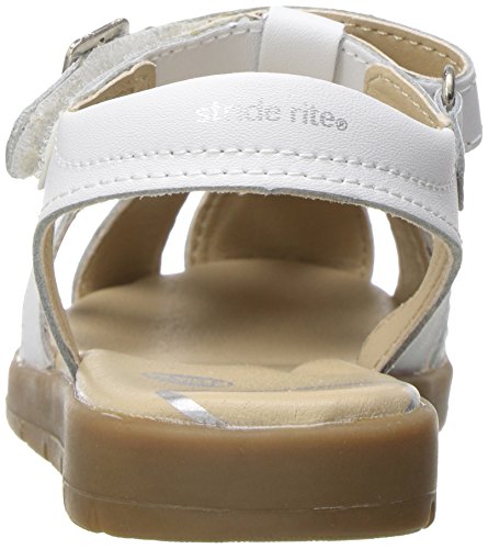 Stride Rite girls Summer Time Sandal (Toddler/Little Kid),White,5 M US Toddler