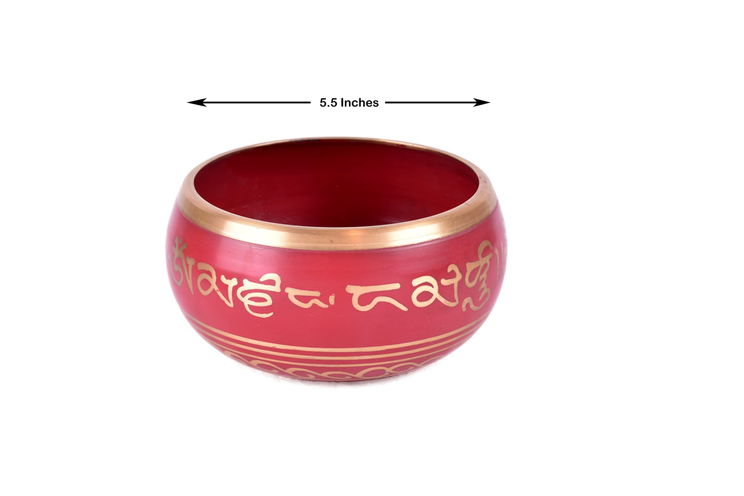 SINGING BOWL (RED, 5.5 IN)