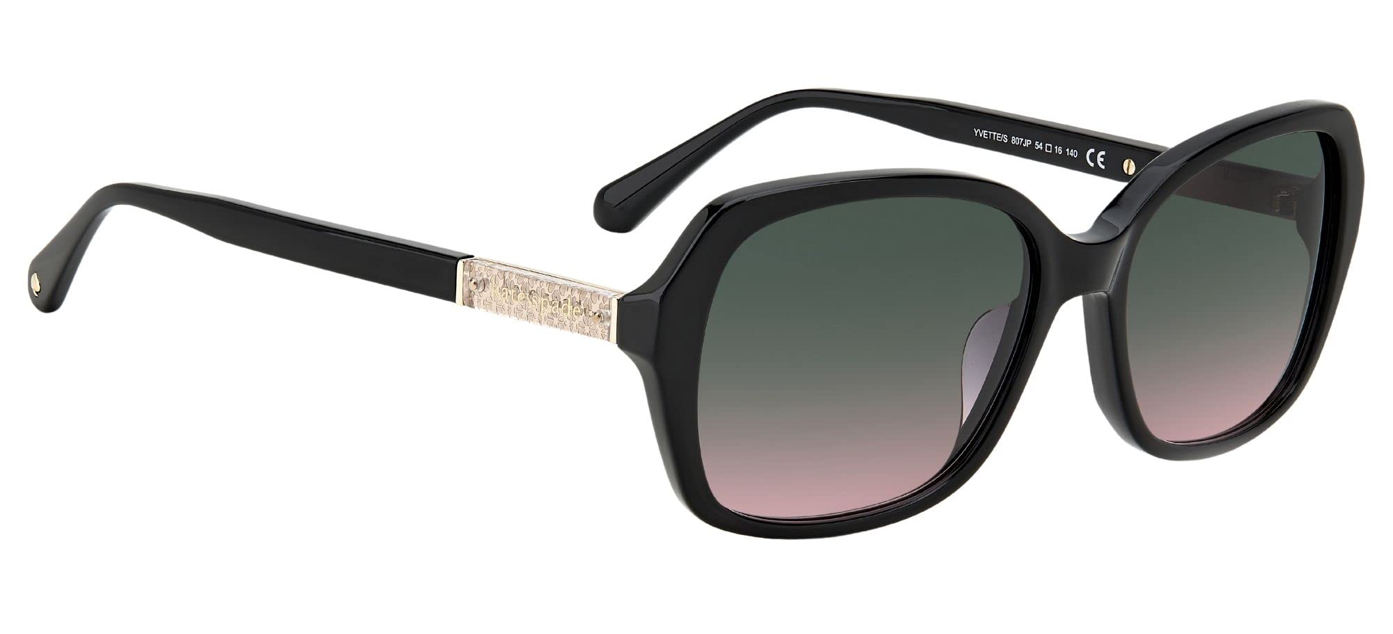 kate spade new york Yvette/S Black/Green Pink One Size