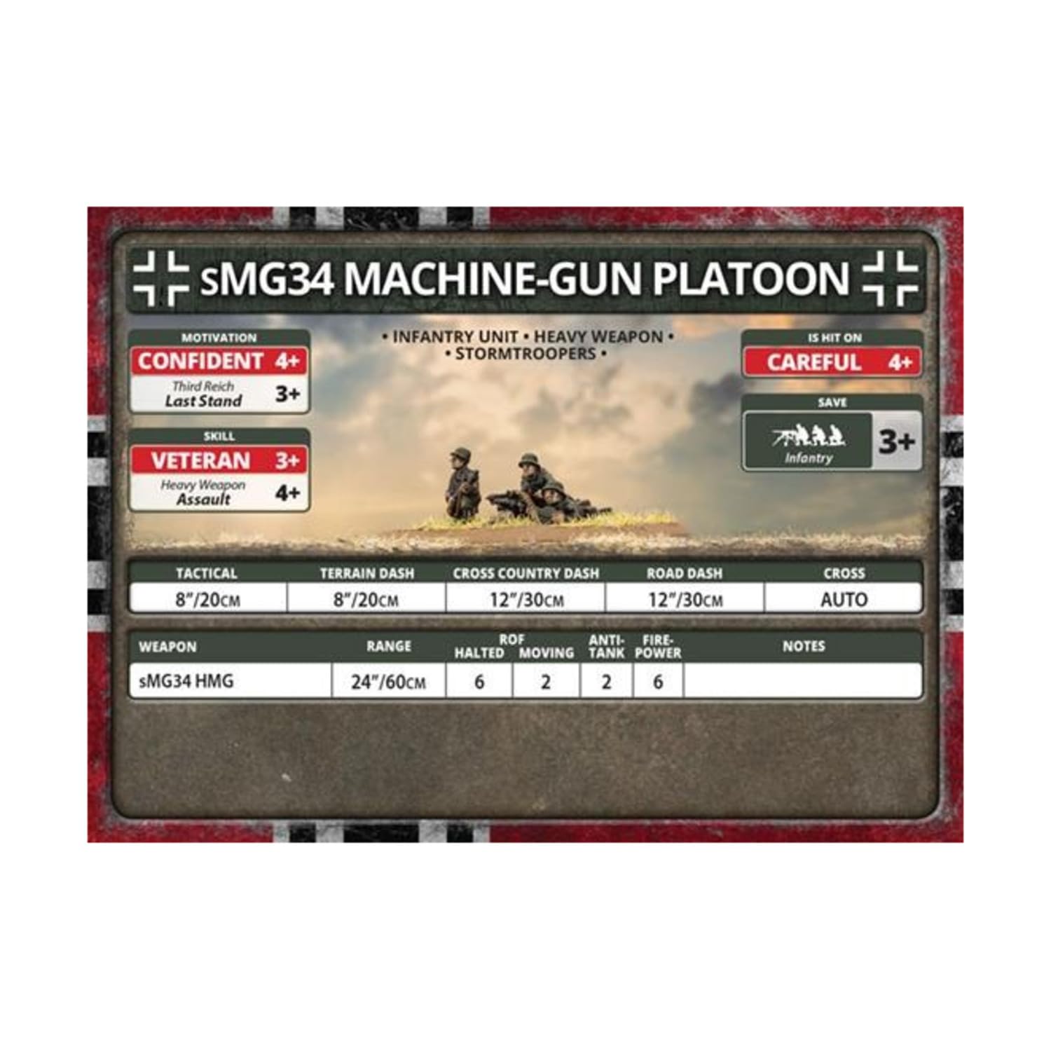 Flames of War: Late War: German: MG34 Machine-Gun Platoon (GE784)