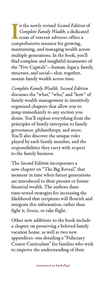 Complete Family Wealth: Wealth as Well-Being (Bloomberg)