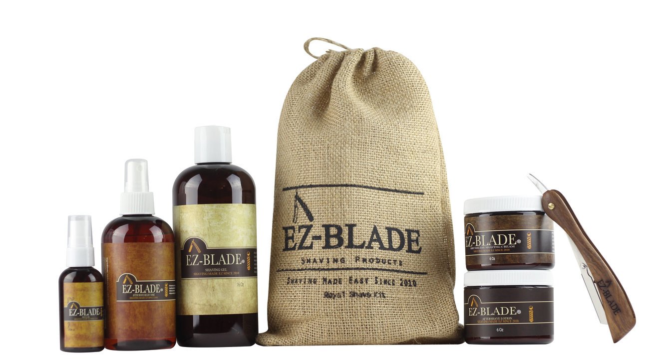 EZ BLADE Shaving Gel Clear Non-Foaming Shave Gel American Made 16 oz