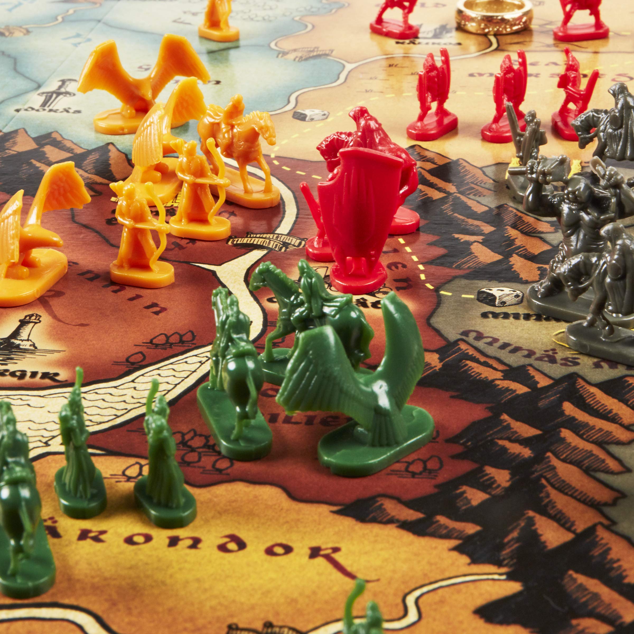 Hasbro Gaming Risk: The Lord of The Rings Trilogy Edition Strategy Family Board Games, Ages 10 and Up, for 2-4 Players (Amazon Exclusive)