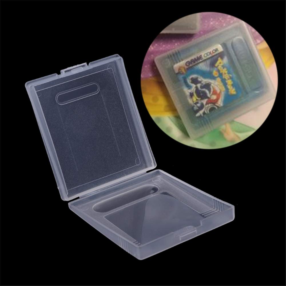 JOINSI 10 x Clear Plastic Game Cartridge Case Dust Cover Protective Storage Box for Nintendo Gameboy Color GBC GB GBP