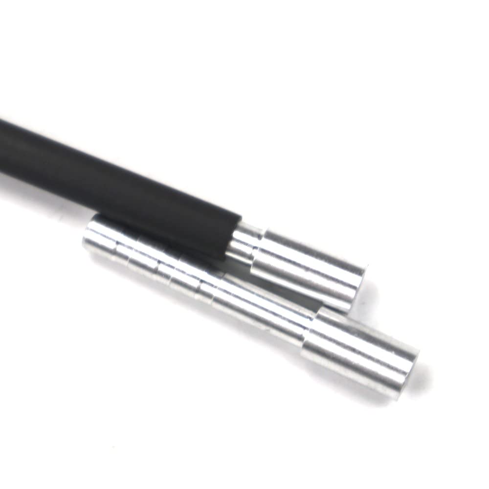 ACCMOS 12pc Aluminium Insert for ID 5.2mm .204" Arrow Shafts Spine 300 350 400 500 600 700 800 DIY Archery Accessory
