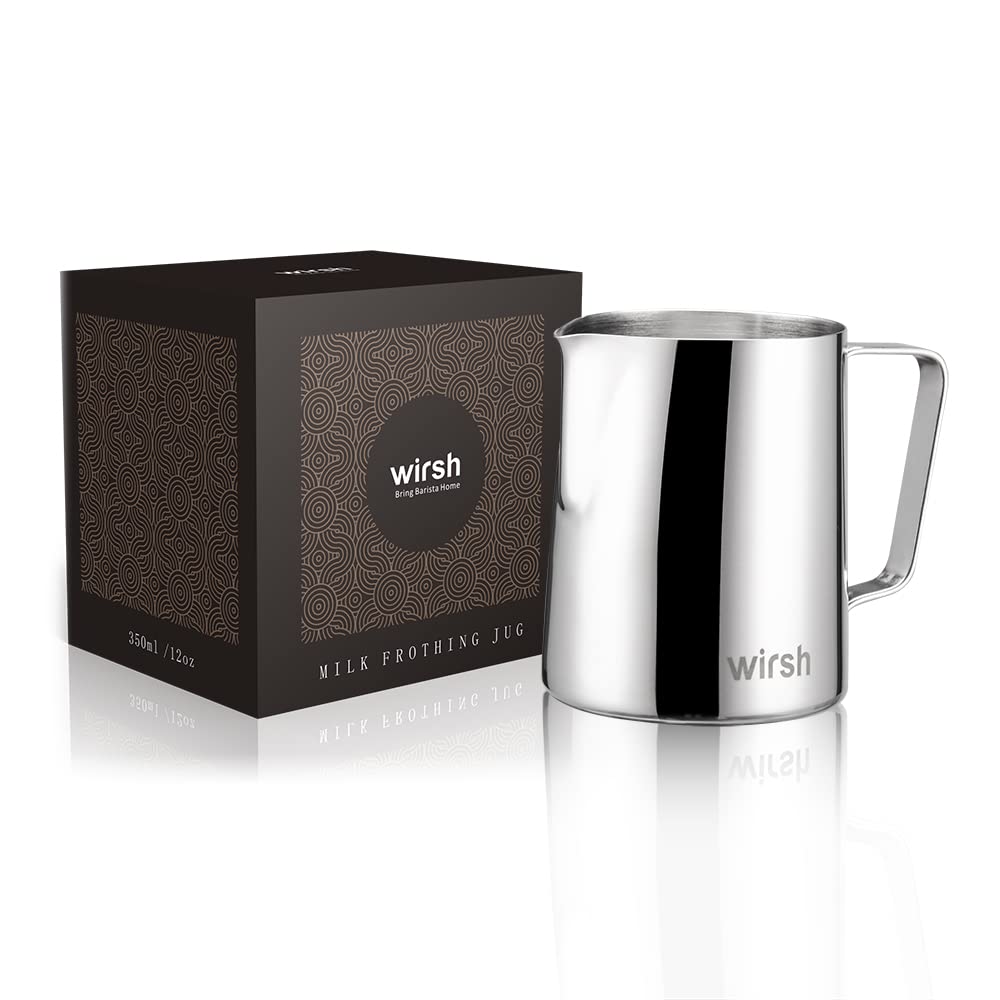 wirsh 20bar Espresso Machine bundle with 12oz Frothing Pitcher
