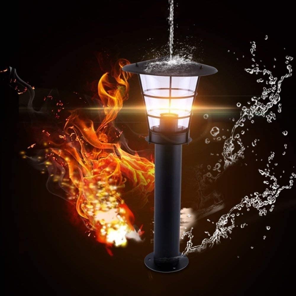 XMFXIAO Outdoor Waterproof Modern Street Light Landscape Light Retro Door Column Post Simple Stainless Steel Lawn Light Garden Light LED Garden Light Home Grass Light