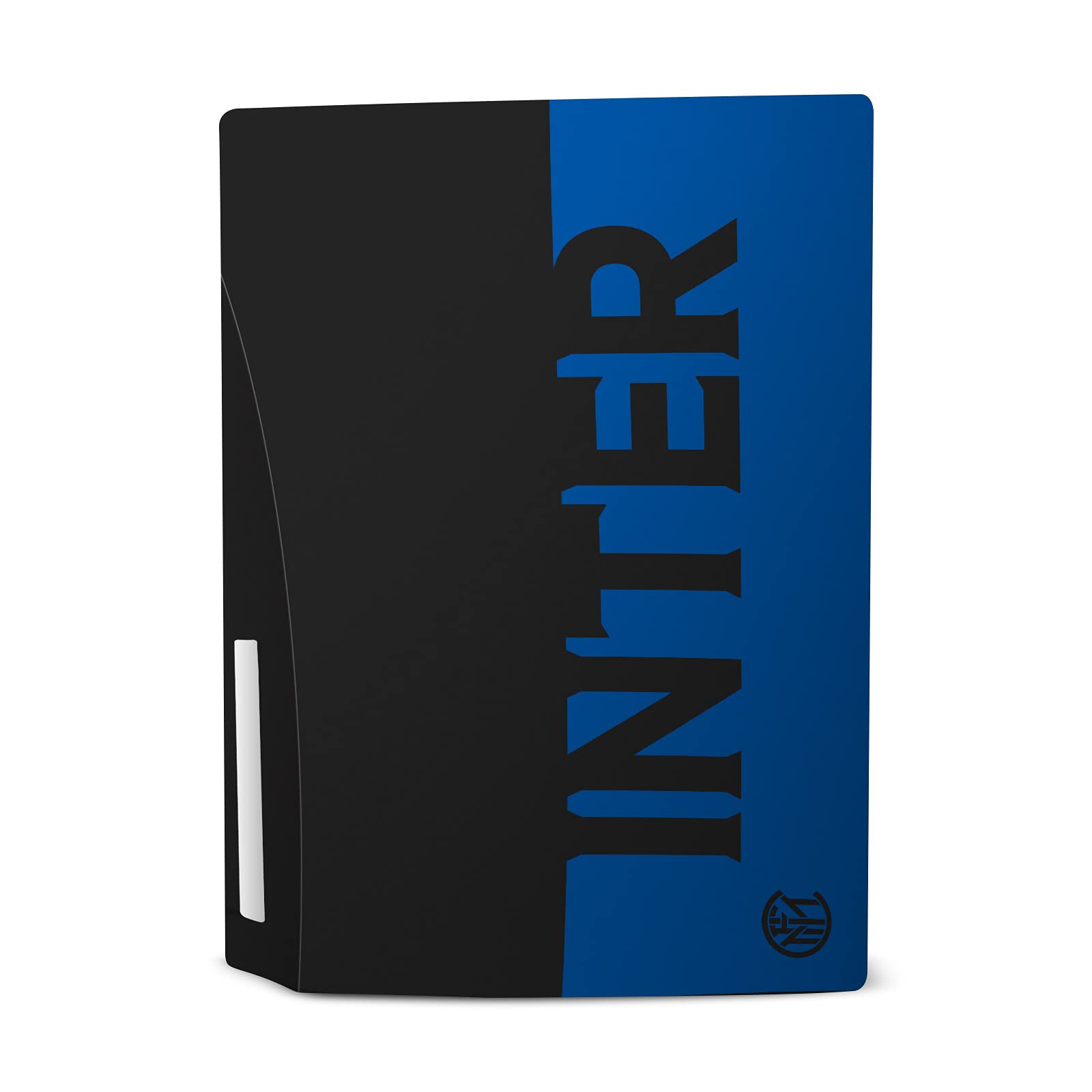 Head Case Designs Officially Licensed Inter Milan Blue and Black Full Logo Vinyl Faceplate Sticker Gaming Skin Decal Compatible With Sony PlayStation 5 PS5 Disc Edition Console & DualSense Controller